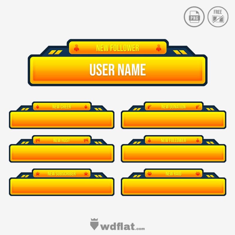 Alerts | Twitch and Youtube Templates