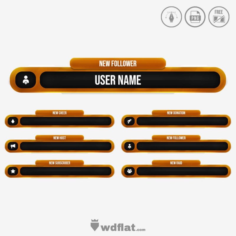 Alerts | Twitch and Youtube Templates