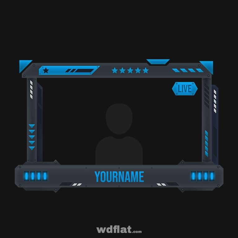 BlueMechanic Facecam | Twitch and Youtube Templates