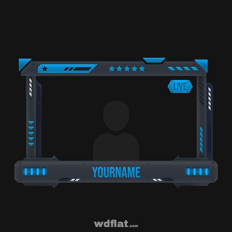 BlueMechanic Facecam | Twitch and Youtube Templates