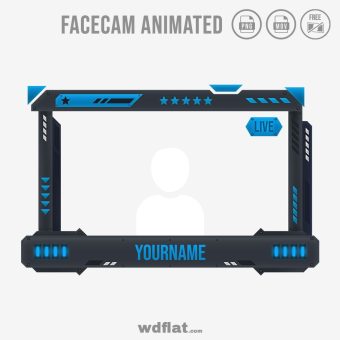 BlueMechanic Facecam | Twitch and Youtube Templates