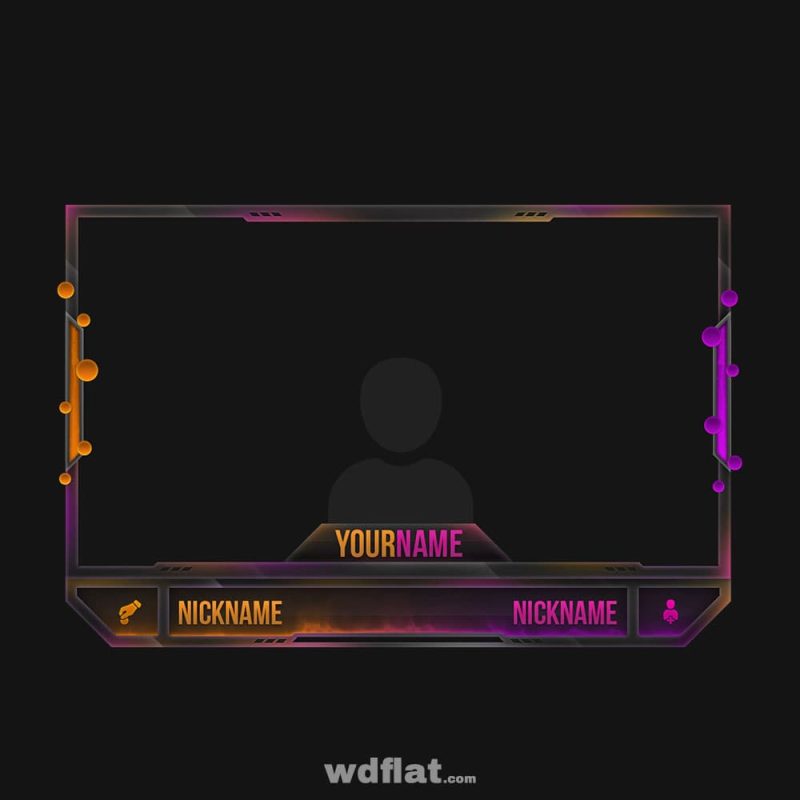 BubblyNebula Facecam | Twitch and Youtube Templates