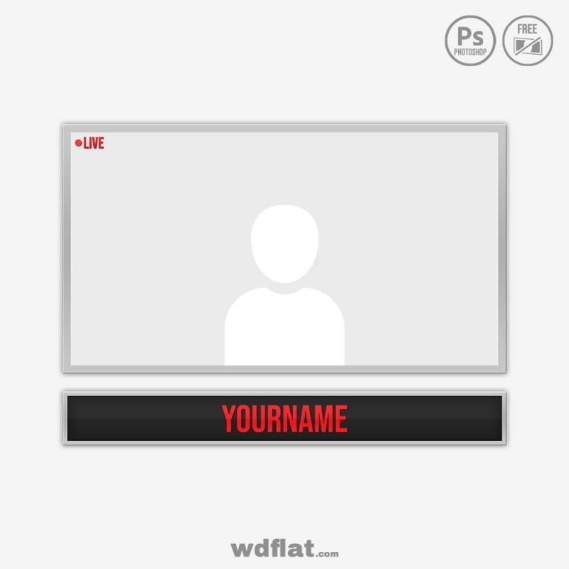 ColorSplash Facecam | Twitch and Youtube Templates