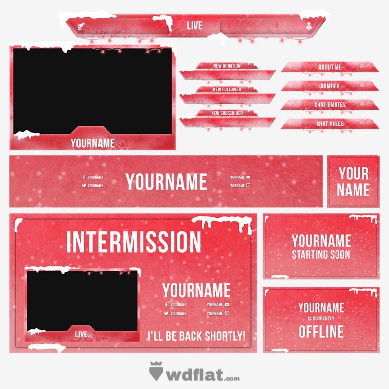 Stream Package | Twitch and Youtube Templates
