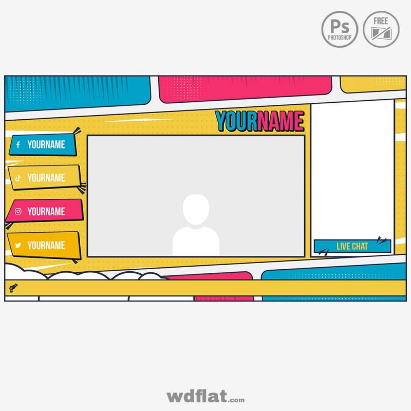 Free graphics for streamers | Twitch and Youtube Templates