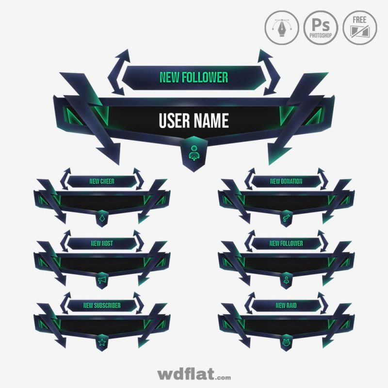 Alerts | Twitch and Youtube Templates