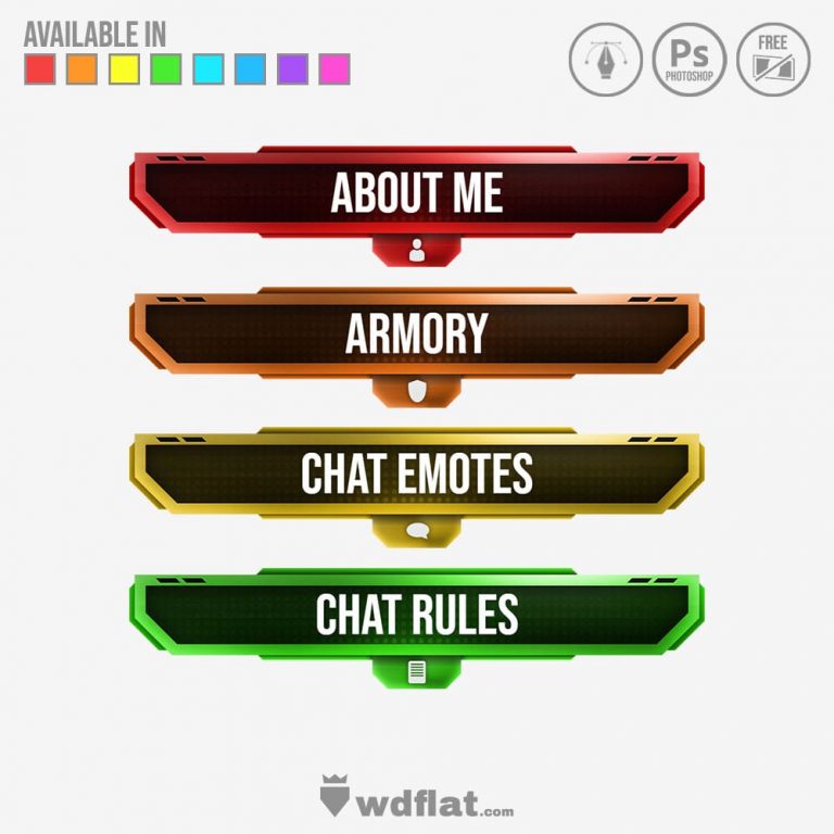 Twitch Overlay, Panels and Youtube Template | It’s FREE!