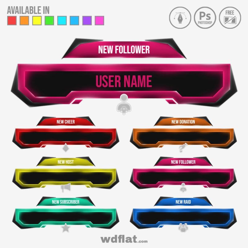 Alerts | Twitch and Youtube Templates