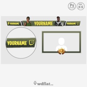 Twitch Overlay, Panels and Youtube Template | It's FREE!