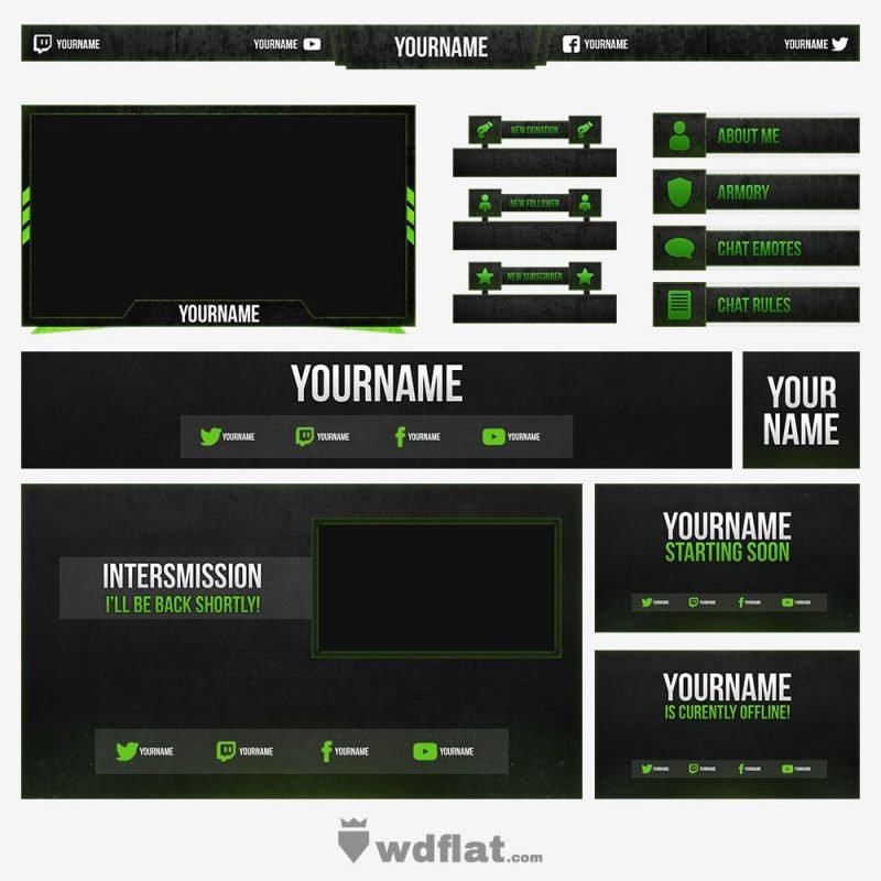 Toxic Designs | Twitch and Youtube Templates