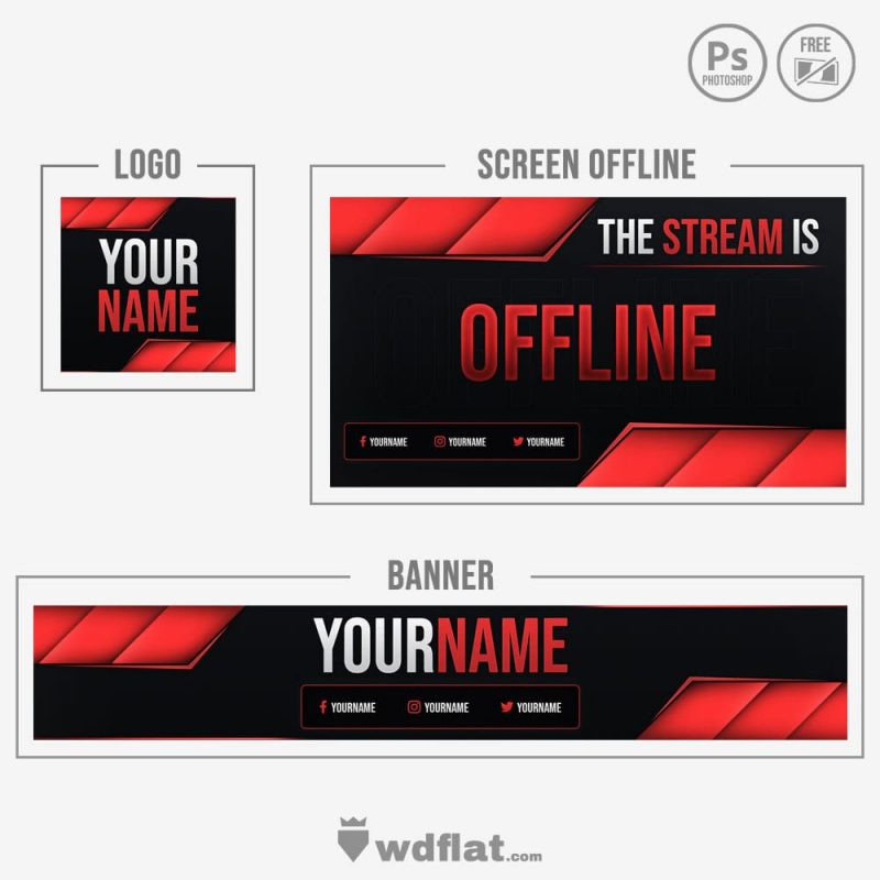Free graphics for streamers | Twitch and Youtube Templates
