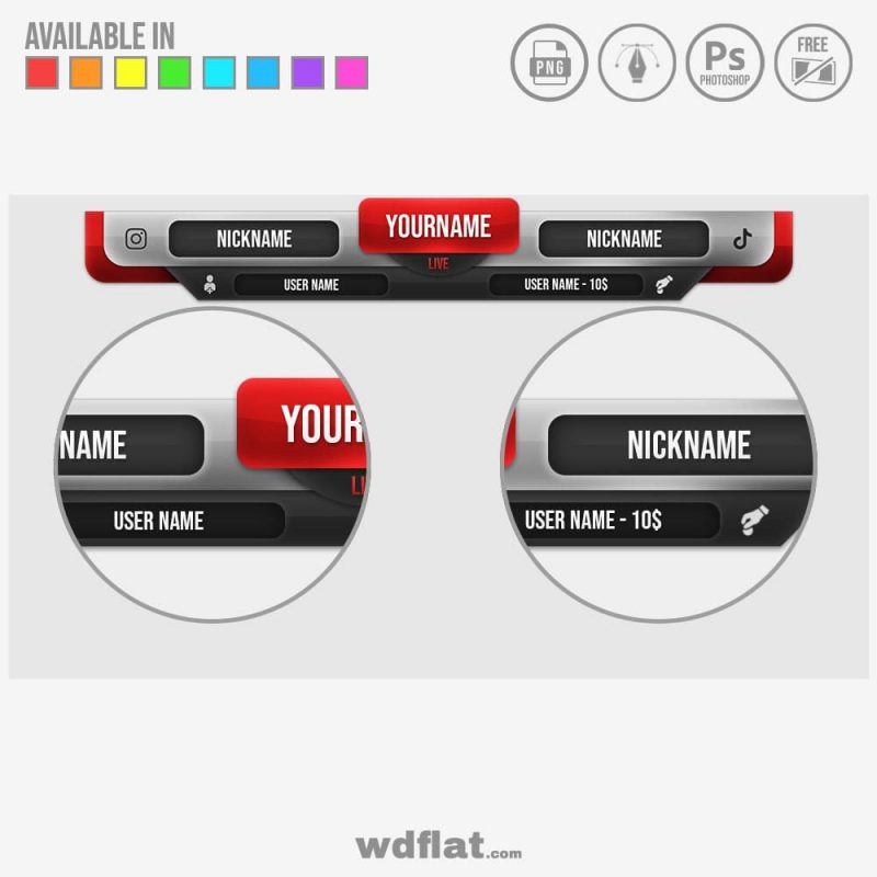 Twitch Overlay, Panels and Youtube Template | It’s FREE!