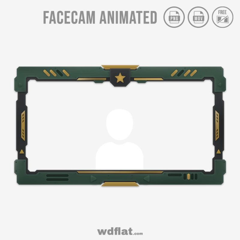 Military Facecam | Twitch and Youtube Templates