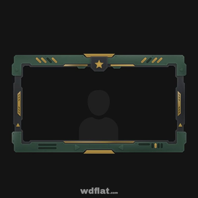 Military Facecam | Twitch and Youtube Templates