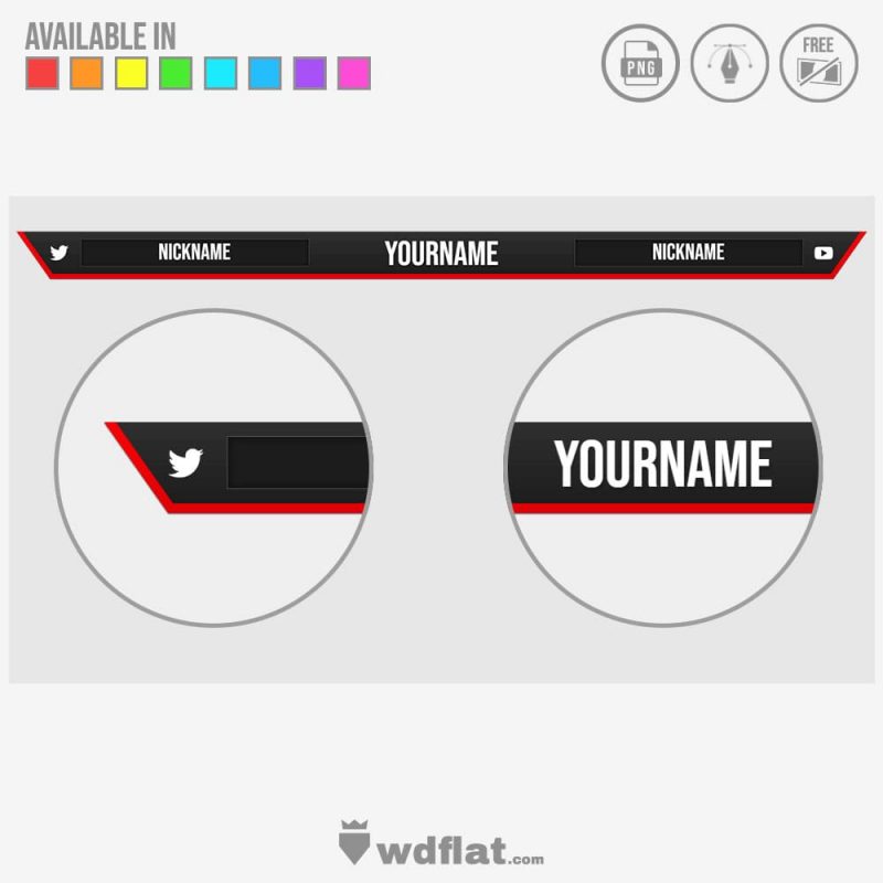 Minimalist Bar | Twitch and Youtube Templates