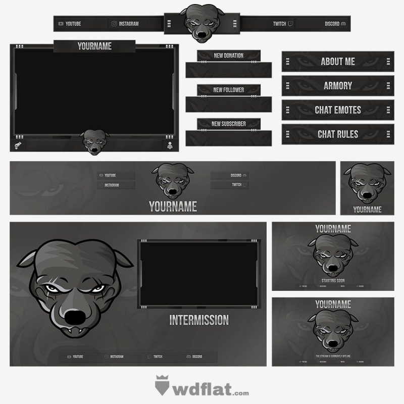 Thunder Strike | Twitch and Youtube Templates