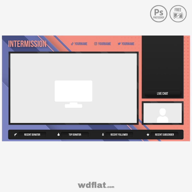 Wait & Intermission | Twitch and Youtube Templates