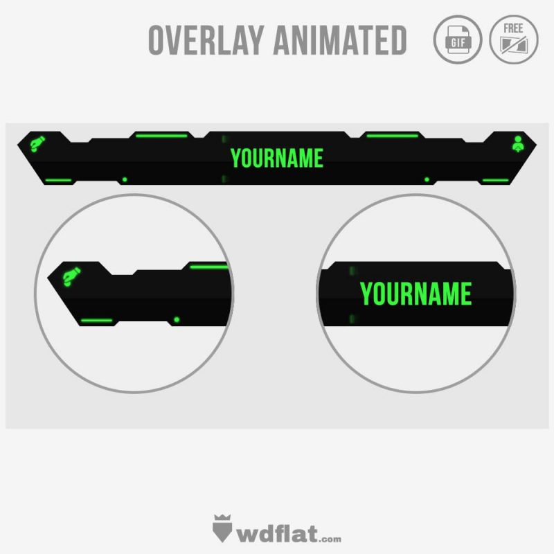 Robot Animated (Stream Overlay) | Twitch and Youtube Templates